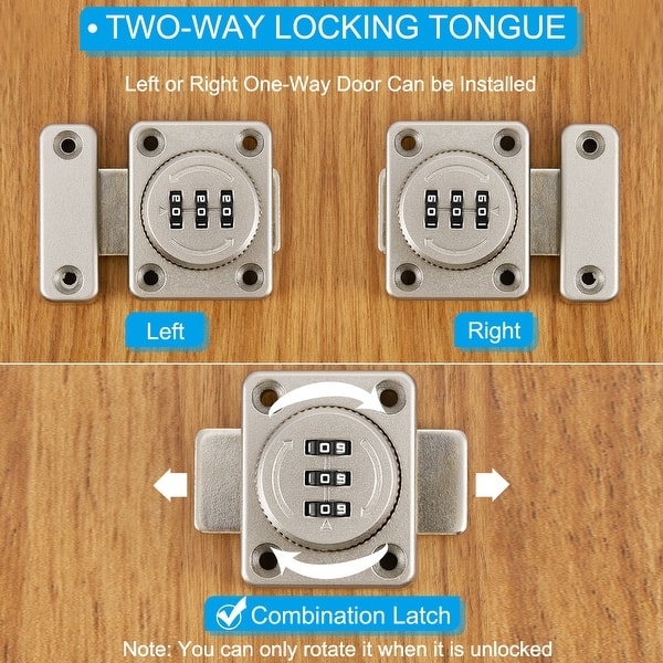 combination cupboard lock