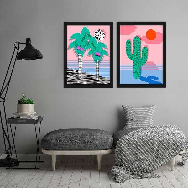 No Foolin by Wacka Designs - 2 Piece Black Framed Print Set - Bed Bath ...