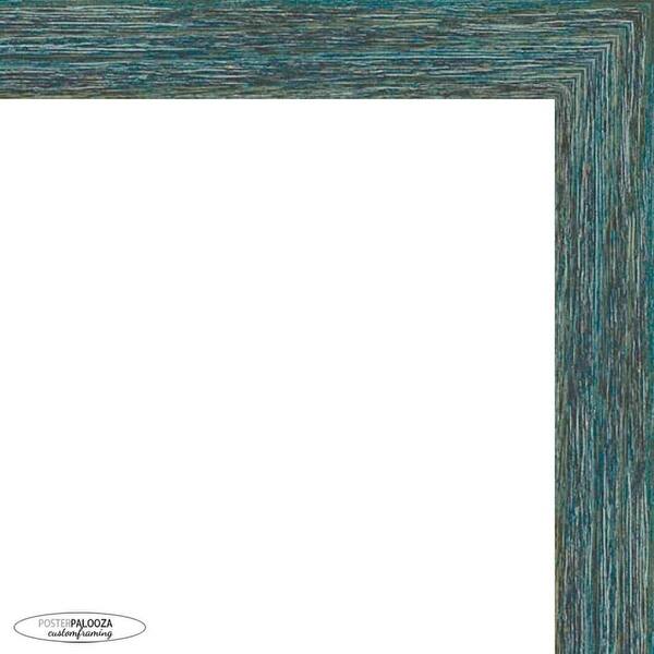 30x36 Distressed/Aged Complete Wood Picture Frame with UV Acrylic, Foam ...