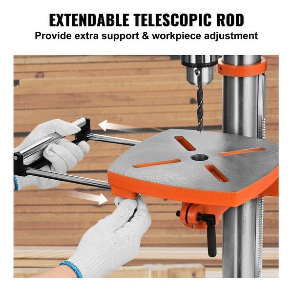 VEVOR Tabletop Drill Press Durable Cast Iron Build Comes Perfect for Drilling in Wood Metal On Sale Bed Bath Beyond 40864458