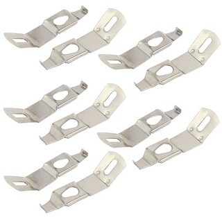 Picture Photo Frame Hardware Metal Spring Turn Clip Hanger Silver Tone ...