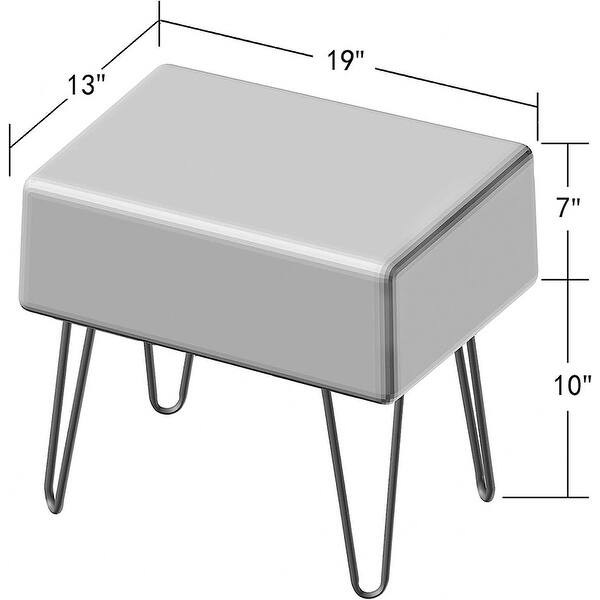 Living Room Foot Rest Stool Entryway Makeup Bench - Rose Smoke - Bed ...