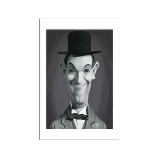 Stan Laurel Fine Art Paper Print by Rob Snow - Multi - Bed Bath ...