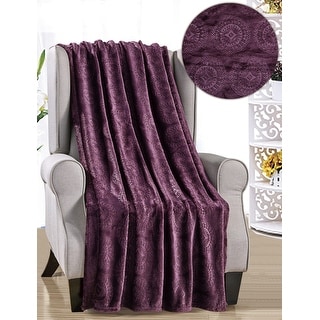 Caesar Collection Throws Plum - Bed Bath & Beyond - 36108268