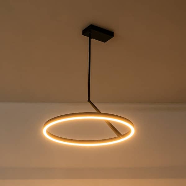 circular led pendant