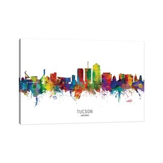 iCanvas "Tucson Arizona Skyline" by Michael Tompsett Canvas Print - Bed ...