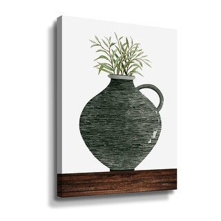 Striped Pot Gallery Wrapped Canvas - Bed Bath & Beyond - 35802405