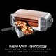 2-in-1 Flip Toaster, 2-Slice Capacity, Compact Toaster Oven, Snack ...