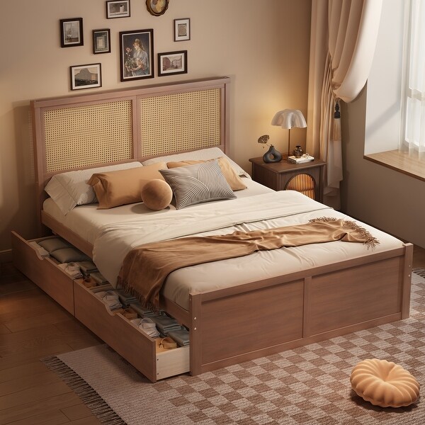 Double bed with storage price store