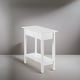 Wooden Flip-Top Side Table with Spacious Storage, Compact Space-Saving ...