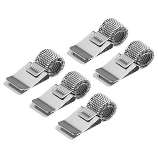 5Pcs Pen Holder Clips, Metal Pen Clip Holder Adjustable Loop Pen Pencil ...