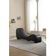 Curved Sofa Chair/ Yoga Chaise Lounge/ Decompression Chair, Black - Bed ...
