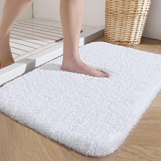 Extra Soft and Absorbent Bath Rugs,(24"x16", White) - Bed Bath & Beyond ...