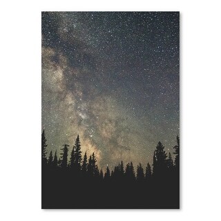 Americanflat - Stars Over The Forest Ii by Luke Gram - 16"x20" Poster ...