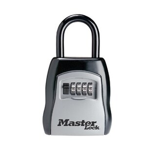 Master Lock 5400D Lock Key Storg With Shackle, Steel, Silver - Bed Bath ...