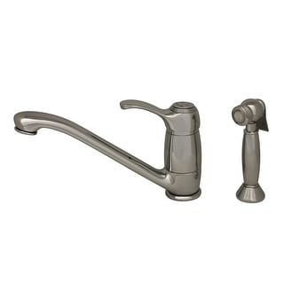 Metrohaus Single Lever Kitchen Faucet with Matching Side Spray - Bed ...