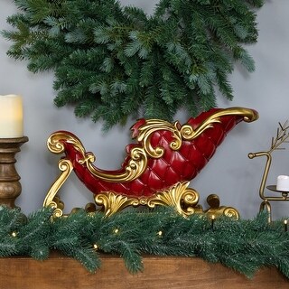 Santa's Sleigh Christmas Decoration - 19" - Bed Bath & Beyond - 42106199