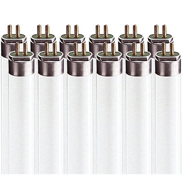 Luxrite 3 FT T5 High Output Fluorescent Tube Light Bulb Natural 3500K ...