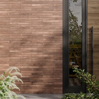 Merola Tile Tucson Cotto 1-7/8" x 17-3/4" Porcelain Floor and Wall Tile ...