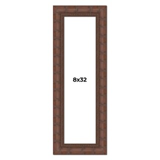8x32 Frame Pewter Solid Wood Picture Frame Width 1.625 Inches ...