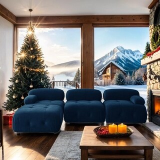 Artsy & Simple Modular Sectional Sofa, Button Tufted Designed and DIY ...