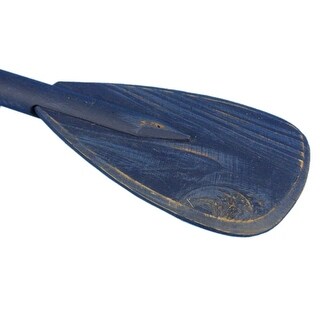 Wooden Seaside Decorative Rowing Boat Paddle with Hooks 24" - 24" L x 1 ...