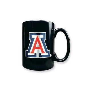 Collegiate University of Arizona 15 Oz. Black Ceramic Mug - Bed Bath ...