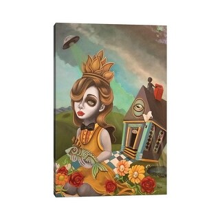 iCanvas "Only The Lotus" by Lizzy Falcon Canvas Print - Bed Bath ...