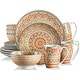 vancasso Mandala Bohemian Porcelain Dinnerware Set (Service for 4 ...