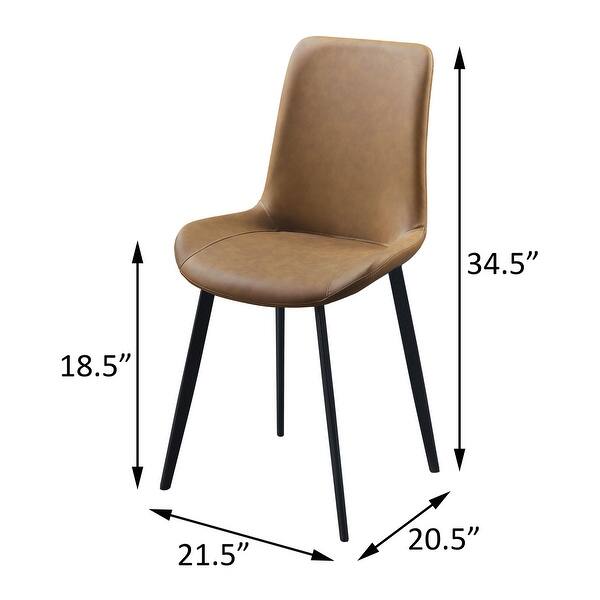 Sanderson Brown Tight Back Side Chairs (Set of 2) - Bed Bath & Beyond ...