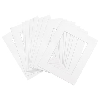 Picture Mats, Core Bevel Cut Frame Mattes for Photos Display, 10Pcs ...