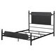 Cameron 51-Inch Metal Panel Bed Black - Bed Bath & Beyond - 41899347