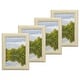 4 Pcs Wood Picture Frames 4 x 5 Inch Wooden Photo Frame with Mat White ...