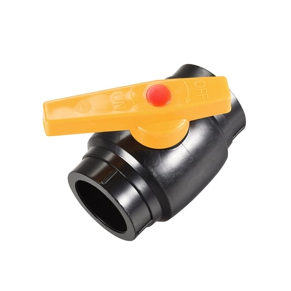 Ball Valve, 20mm ID Socket Type, for Control Water Flow, PE Black ...