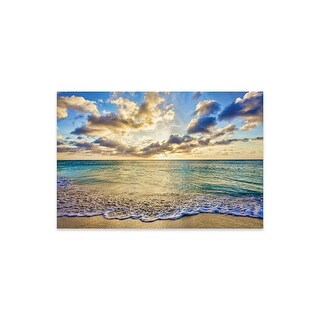 Golden Shimmer Print On Acrylic Glass by Mark Paulda - Bed Bath ...