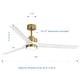 60 In LED Ceiling Fan with Light and Remote Control - Bed Bath & Beyond ...