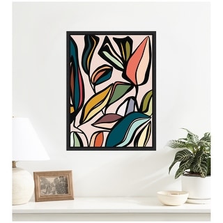 Kate and Laurel Fanciful Ficus Expansion by Alicia Bock Framed Canvas ...
