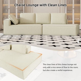 Streamline Loveseat Sofa One Arms Chaise Lounge Sleeper Loveseat - Bed ...