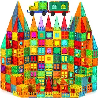 Mangetic Tiles, 100PCS Magnet Building Toys, Magnetic Building Set for ...