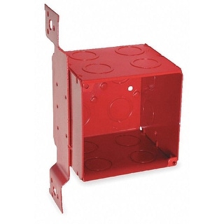 Raco Electrical Box,Square,40.5 cu. in.,Red 911-1 - 1 Each - Bed Bath ...