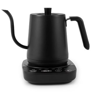 Gooseneck Electric Pour-over Kettle, Temperature Variable Stainless ...
