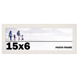 15x6 Frame White Wash Picture Frame Modern Photo Frame Includes UV ...