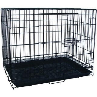 Yml 30in Dog Kennel Cage With Bottom Grate Black - Bed Bath & Beyond ...