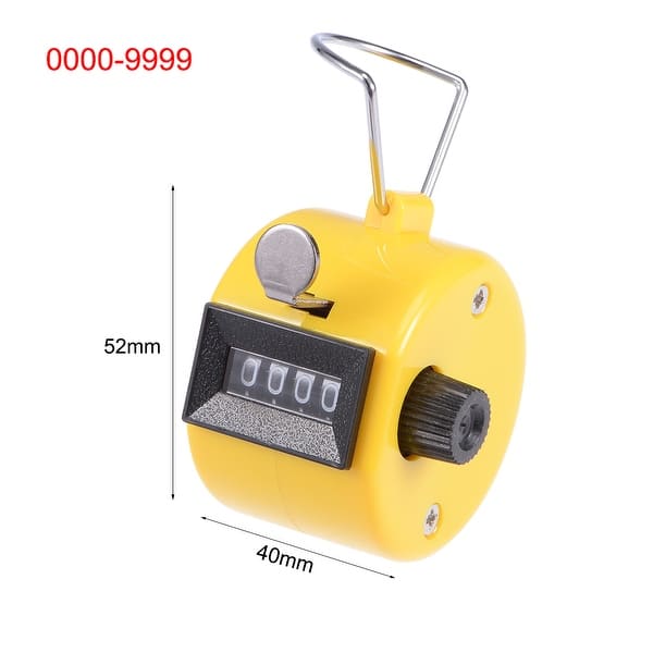 Hand Tally Counter 4 Digit Tally Counter Mechanical Palm Click Counter ...