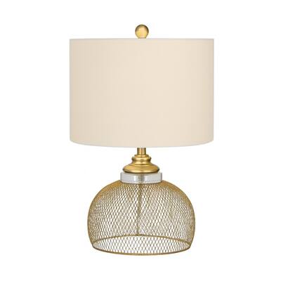 Urban Designs Contemporary Metal Cage Table Lamp - Overstock - 19448762