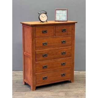 Mission 6 Drawer Tall Dresser - Walnut - Bed Bath & Beyond - 39496969