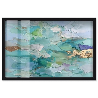 Azure Tide IV Blue Wall Decor Shadowbox Print by Art Remedy - Bed Bath ...