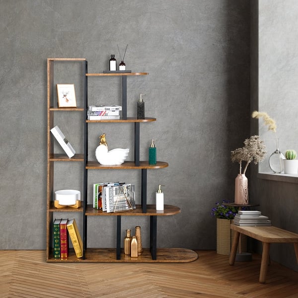 geometric corner shelf