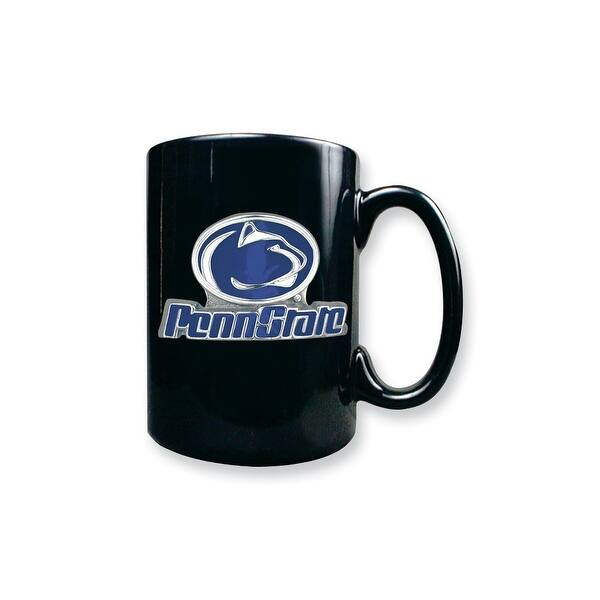 Collegiate Pennsylvania State University 15 Oz. Black Ceramic Mug - Bed ...