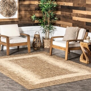 Nuloom Tami Transitional Square Indoor/Outdoor Area Rug - Bed Bath ...